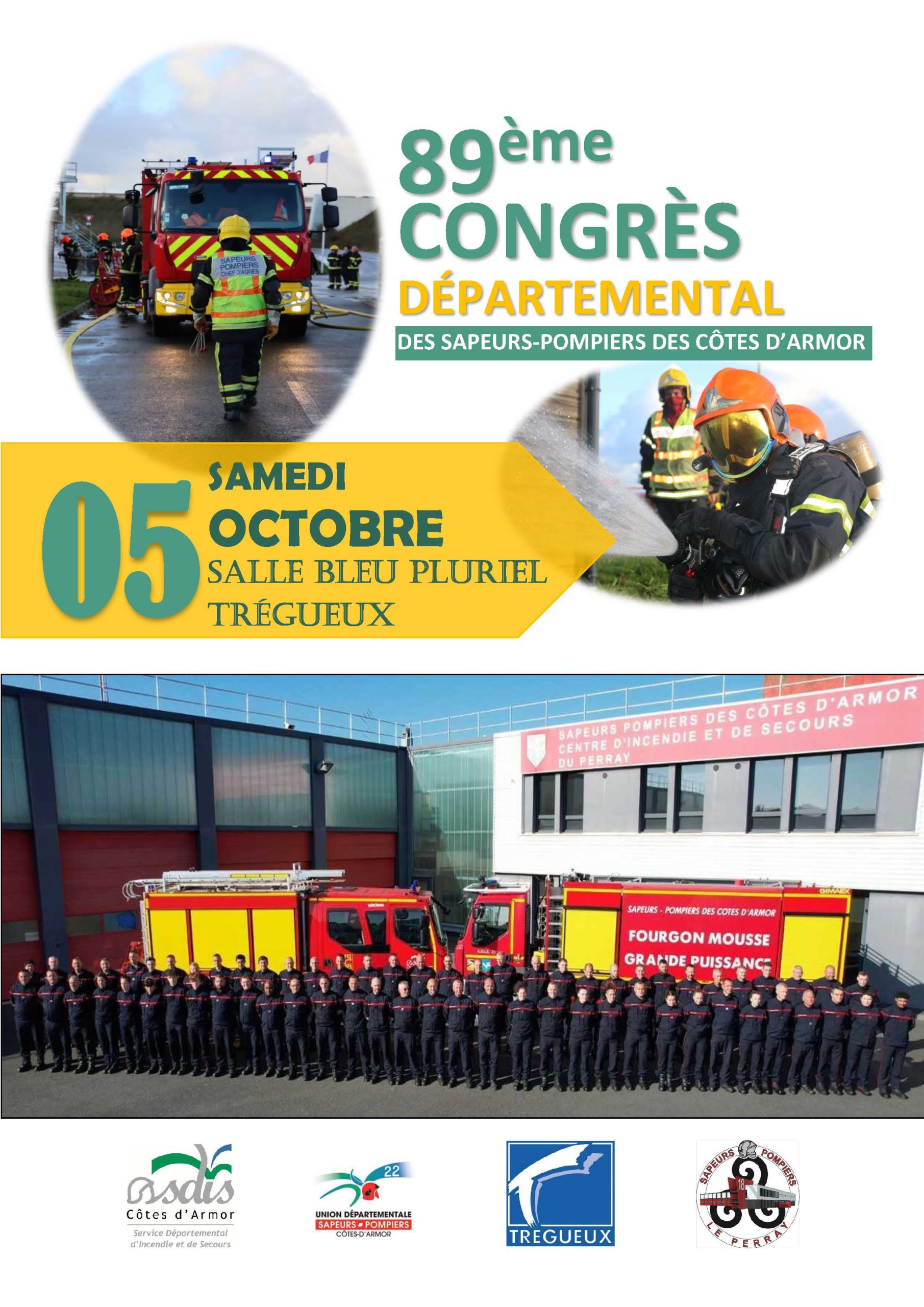 89è Congrès départemental des sapeurs-pompiers des Côtes d'Armor ...